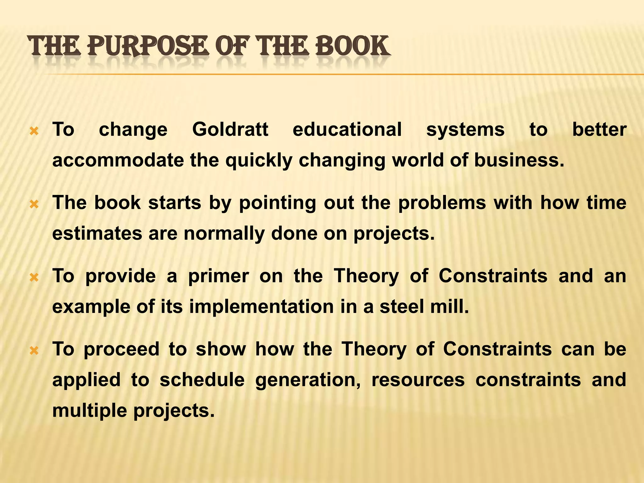 Critical chain - Eliyahu goldratt | PPTX