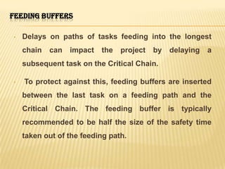 Critical chain - Eliyahu goldratt | PPTX