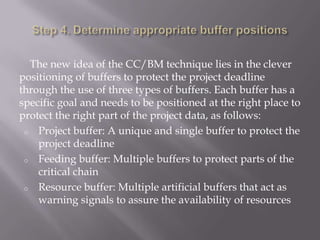 Critical chain and buffer management | PPTX | Business | Business and ...