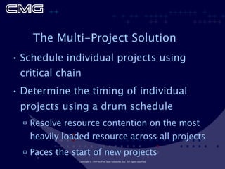 Critical Chain Project Management | PPS