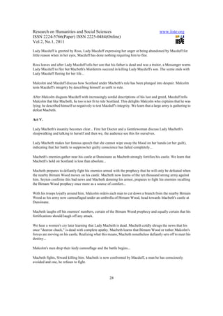 Critical comment on macbeth | PDF