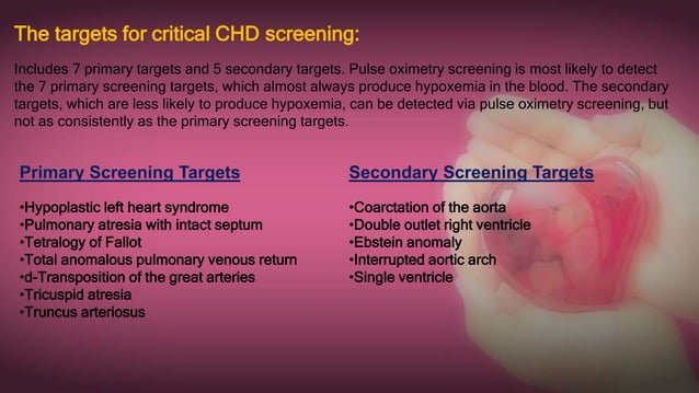 Critical congenital heart diseases | PPTX