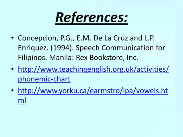 Critical consonants sounds | PPTX | Food & Drink