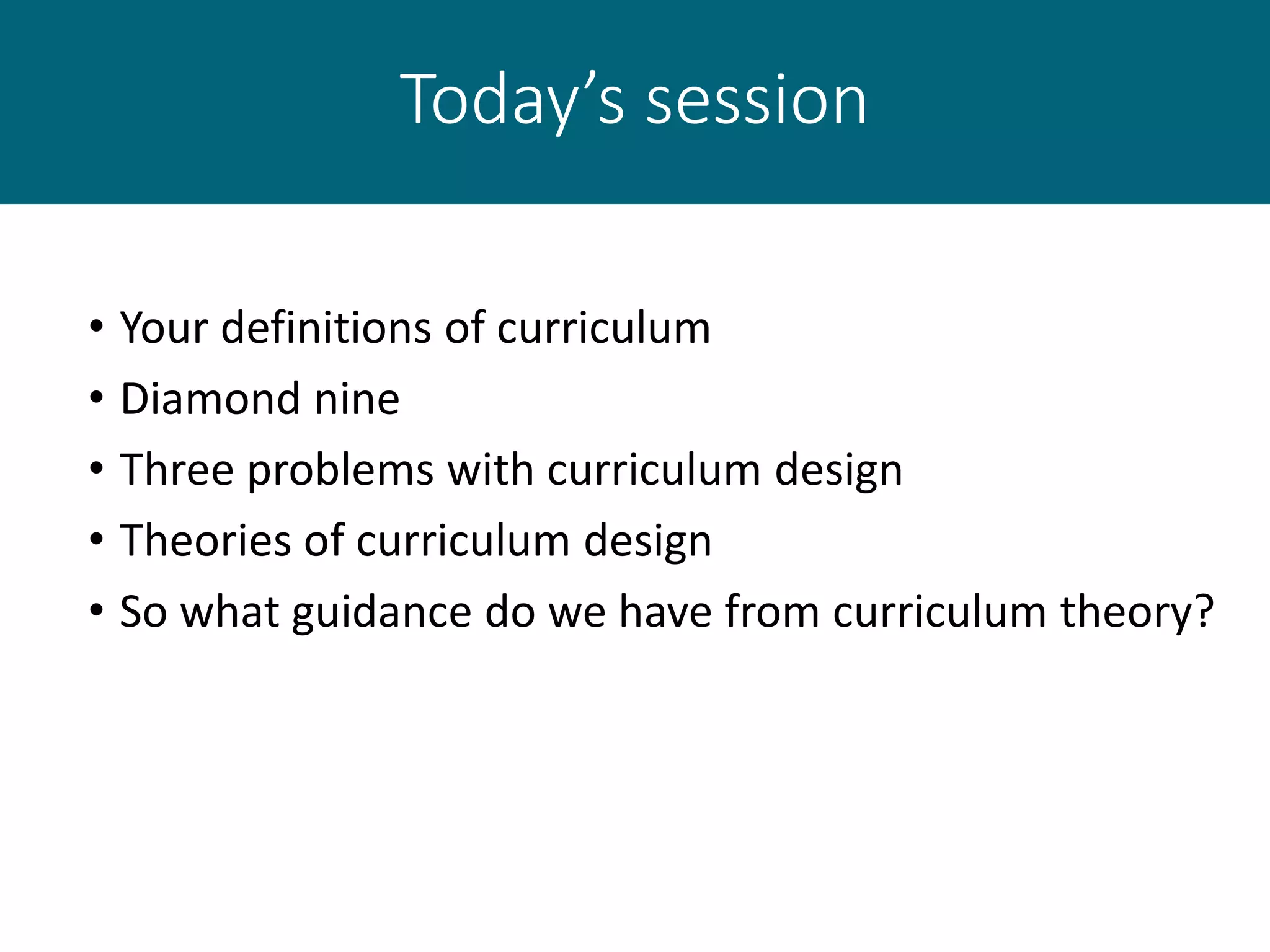 Critical curriculum design | PPTX