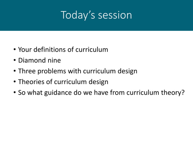 Critical curriculum design | PPTX | Undergraduate Education | College ...