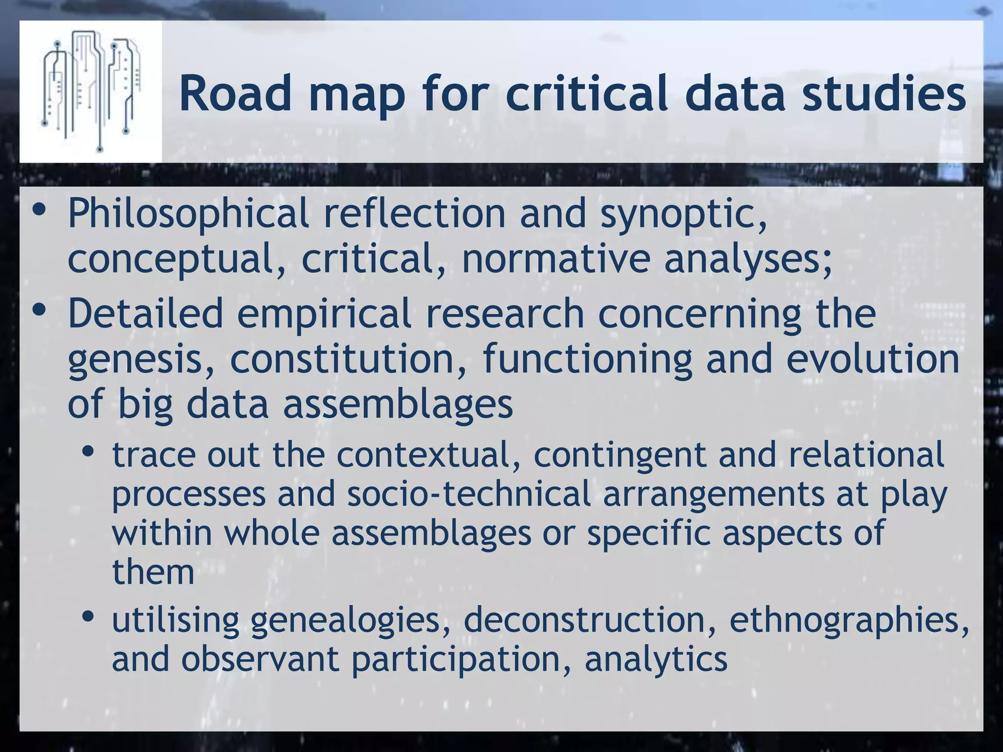 Critical data studies | PPT