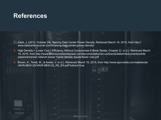 Critical design elements for high power density data centers | PDF