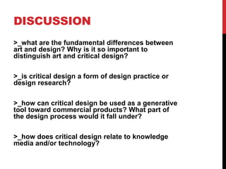 Critical Design 5x5 | PPTX