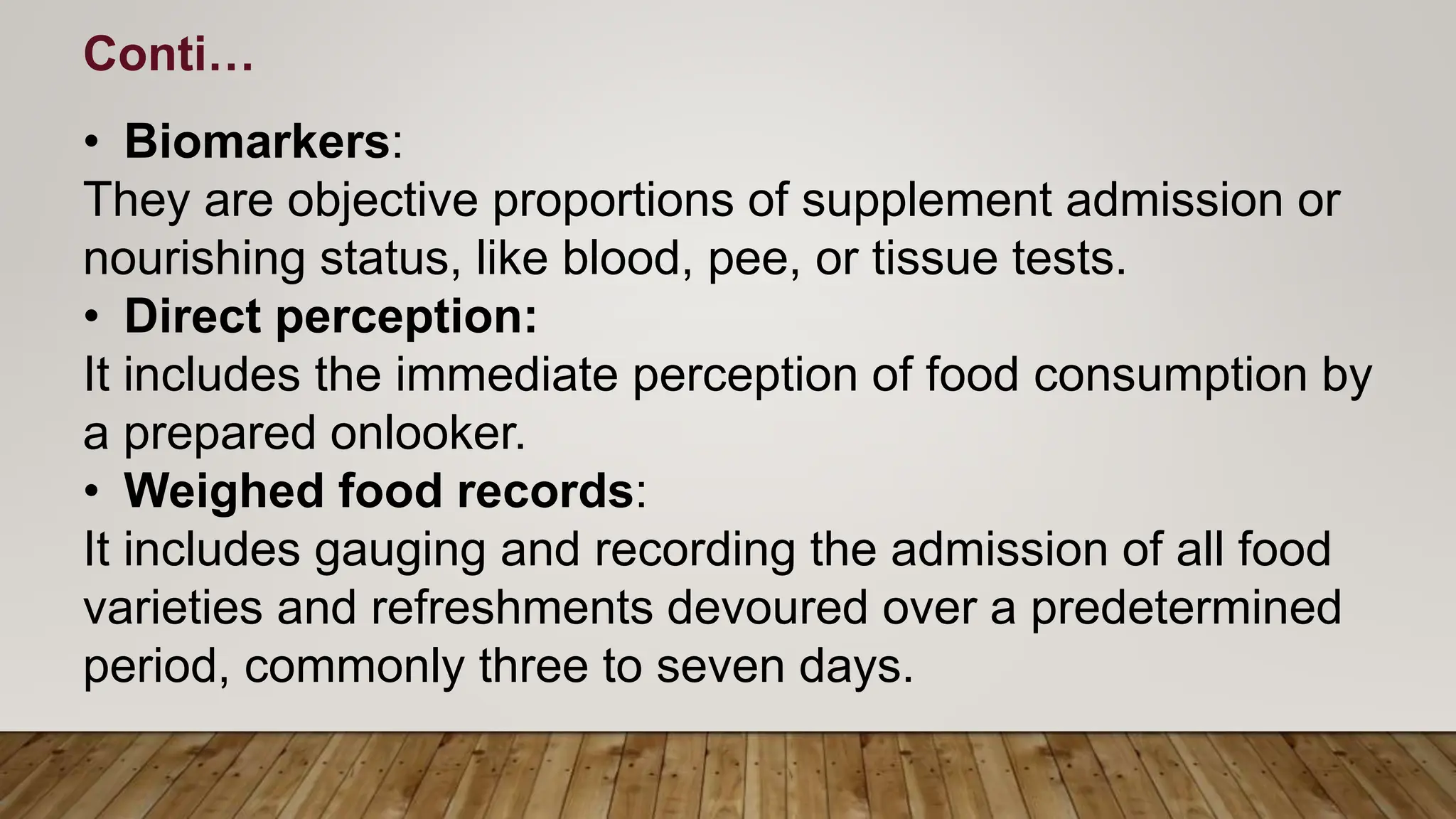 Critical Dietary Assessment nutritional status | PPTX | Medical Health