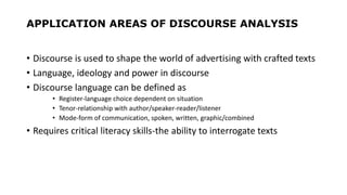 Text & Critical Discourse Analysis | PPTX