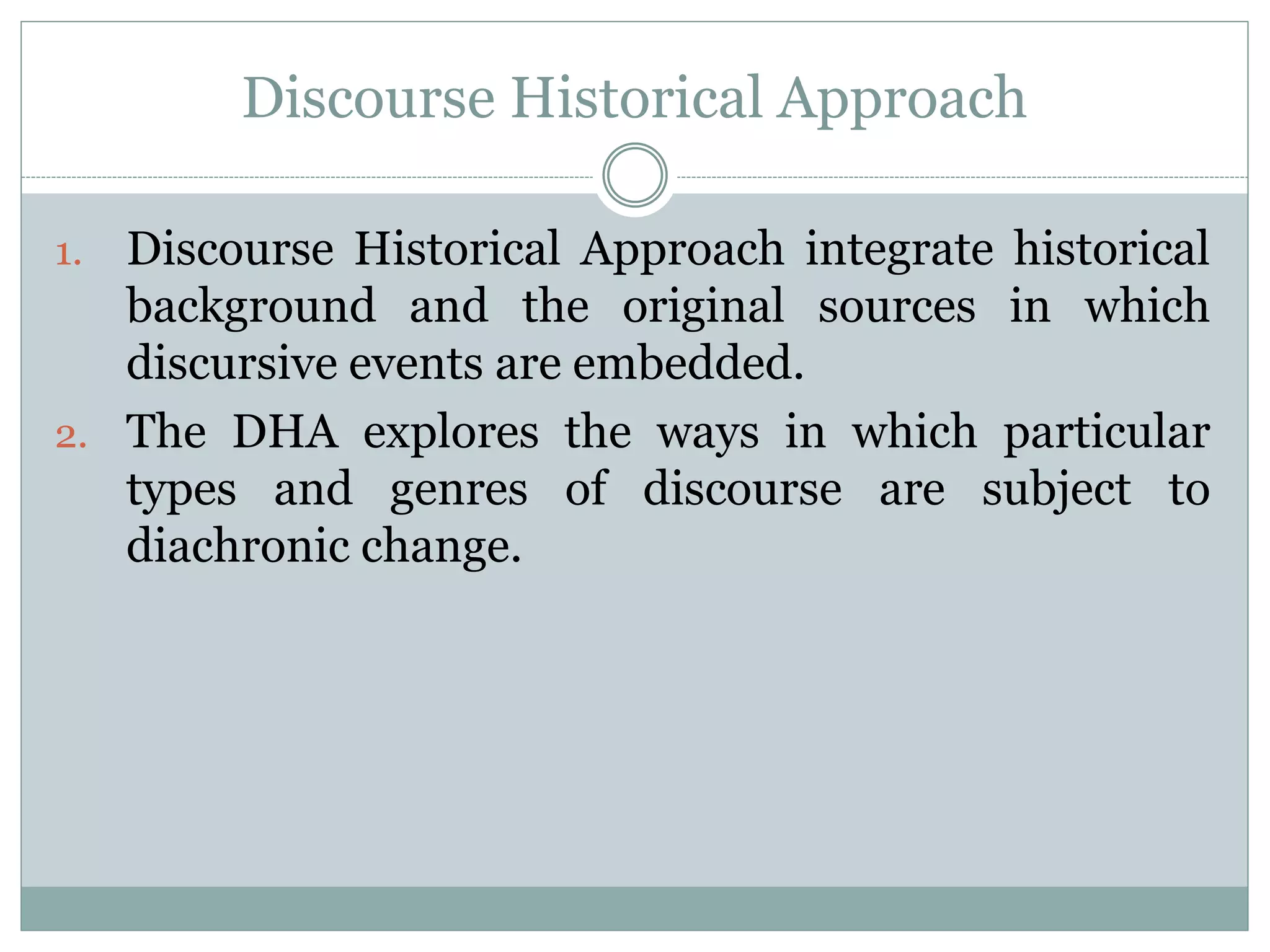 Critical discourse analysis wodak model | PPTX