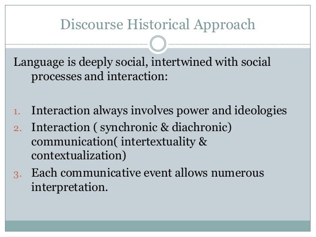 Critical discourse analysis wodak model