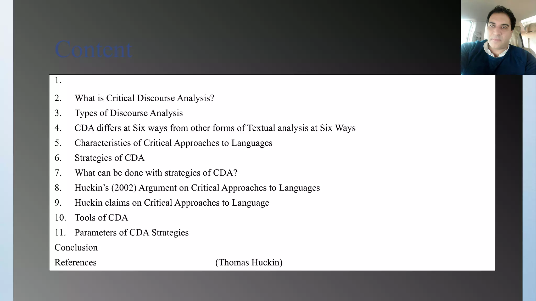 Critical Discourse Analysis by Thomas Huckin | ODP