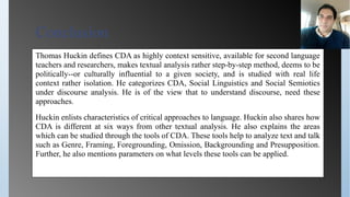 Critical Discourse Analysis by Thomas Huckin | ODP