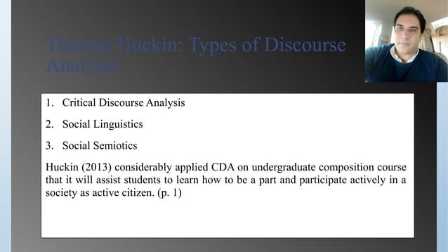 Critical Discourse Analysis by Thomas Huckin | ODP