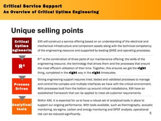 Business model for critical engineering services | PPT