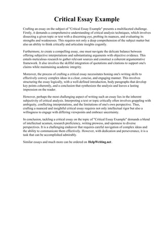 Critical Essay Example.pdf