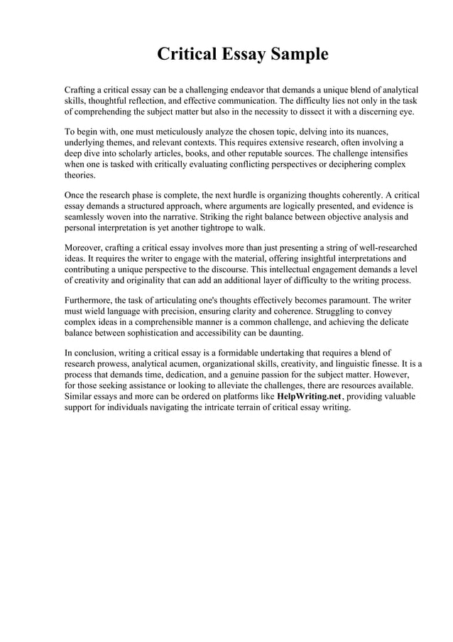 Critical Essay Sample.pdf