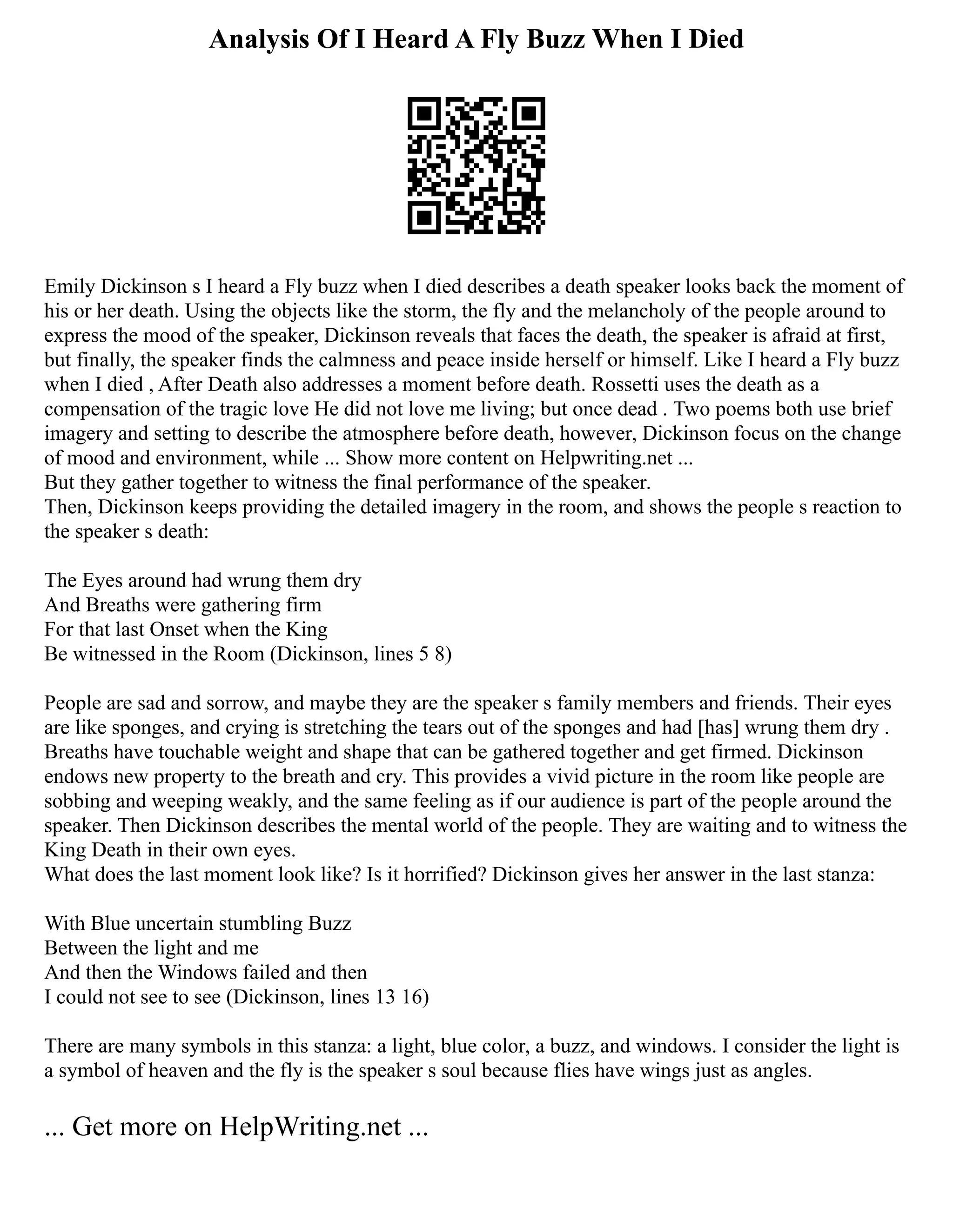 Critical Evaluation Essay Example | PDF