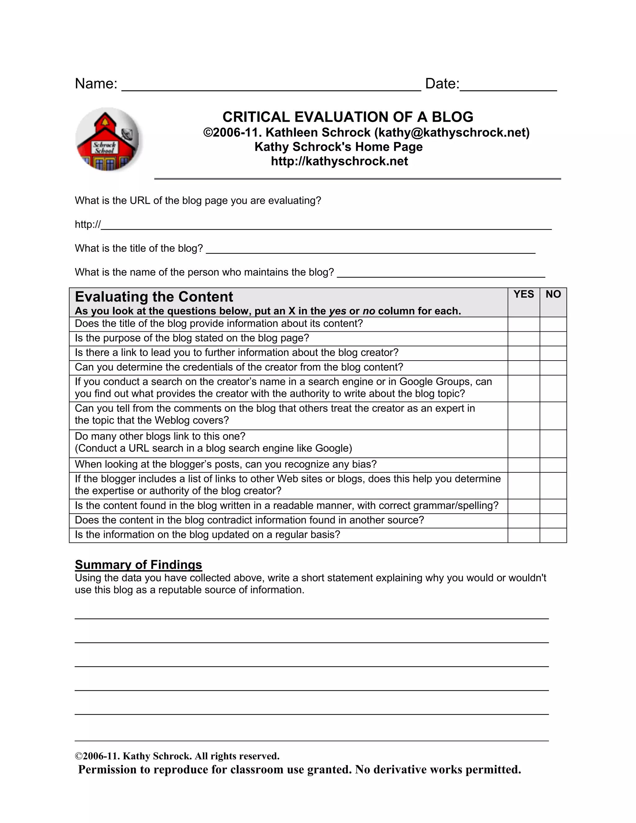 Critical evaluation of a blog | PDF | Web Design and HTML | Internet