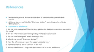 Critical evaluation of biomedical literature - clinical pharmacy | PPTX