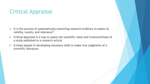Critical evaluation of biomedical literature - clinical pharmacy | PPTX