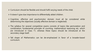 Critical evaluation of curriculum at secondary stage.pptx
