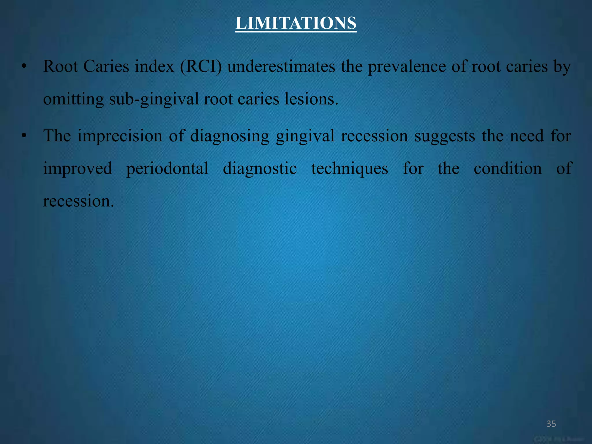 Critical evaluation of dental indices | PPTX
