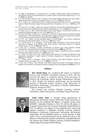 Critical evaluation of frontal image based gender classification techniques | PDF