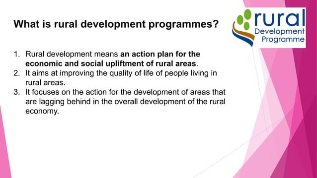 Critical evaluation of rural development policies and programmes.pptx ...