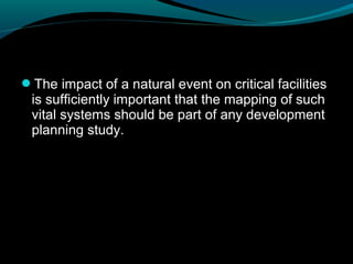 Critical facility mapping | PPT