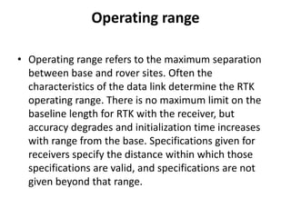 Critical factors affecting rtk accuracy | PPT