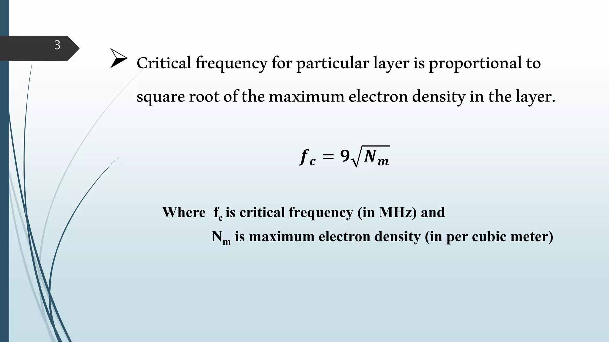 Critical frequency | PPTX