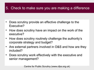 Scrutiny and the Critical Friend Role | PPT