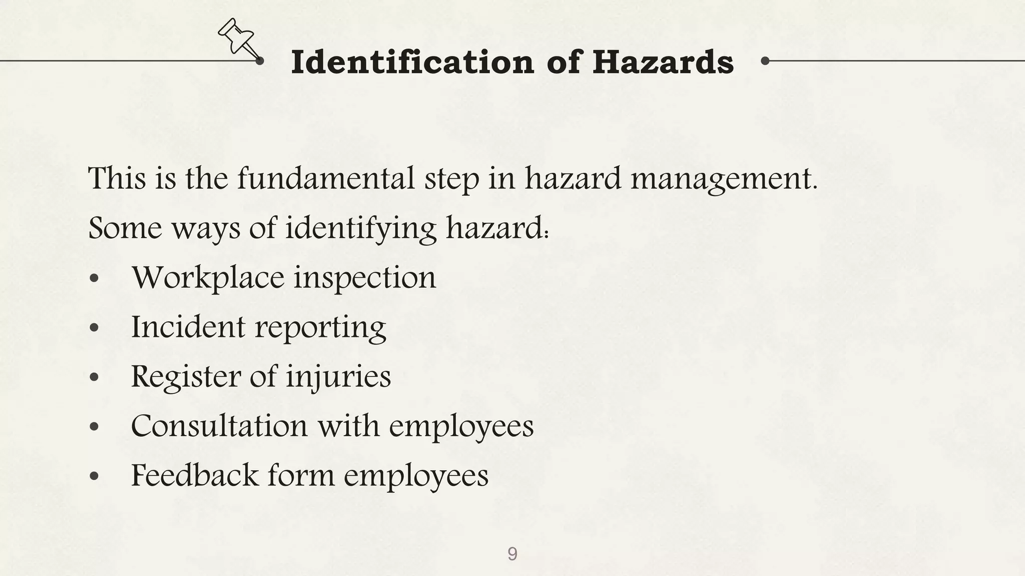 Critical Hazard Management System (CHMS) | PPTX