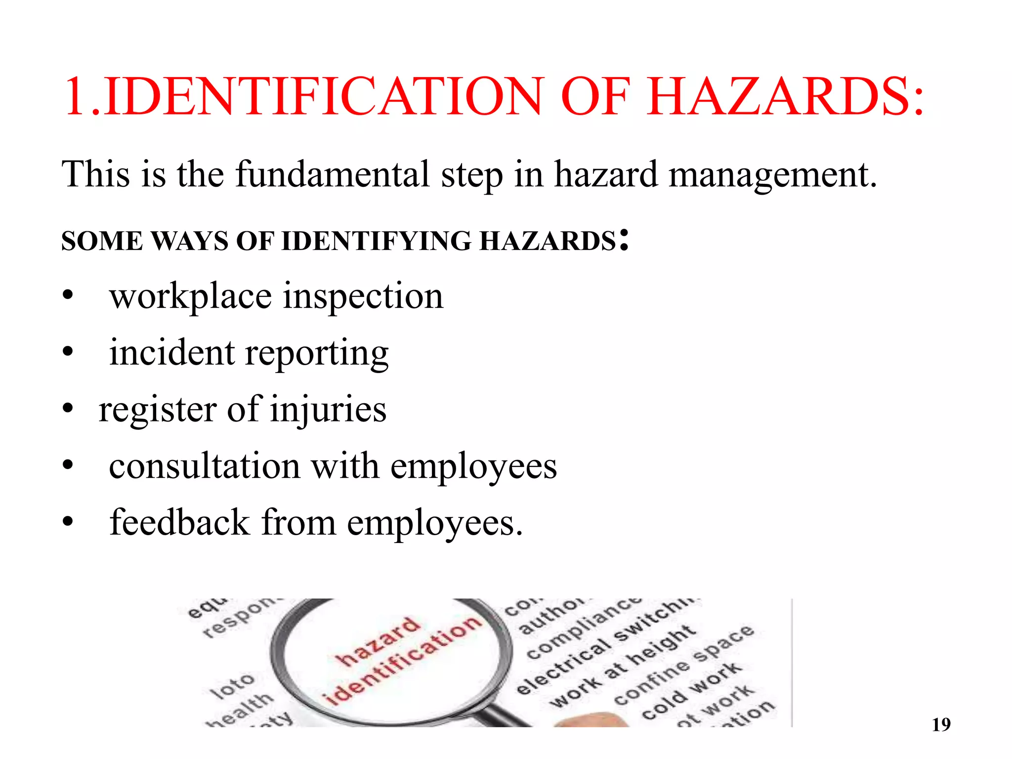 Critical hazard management system hasm presentation | PPTX