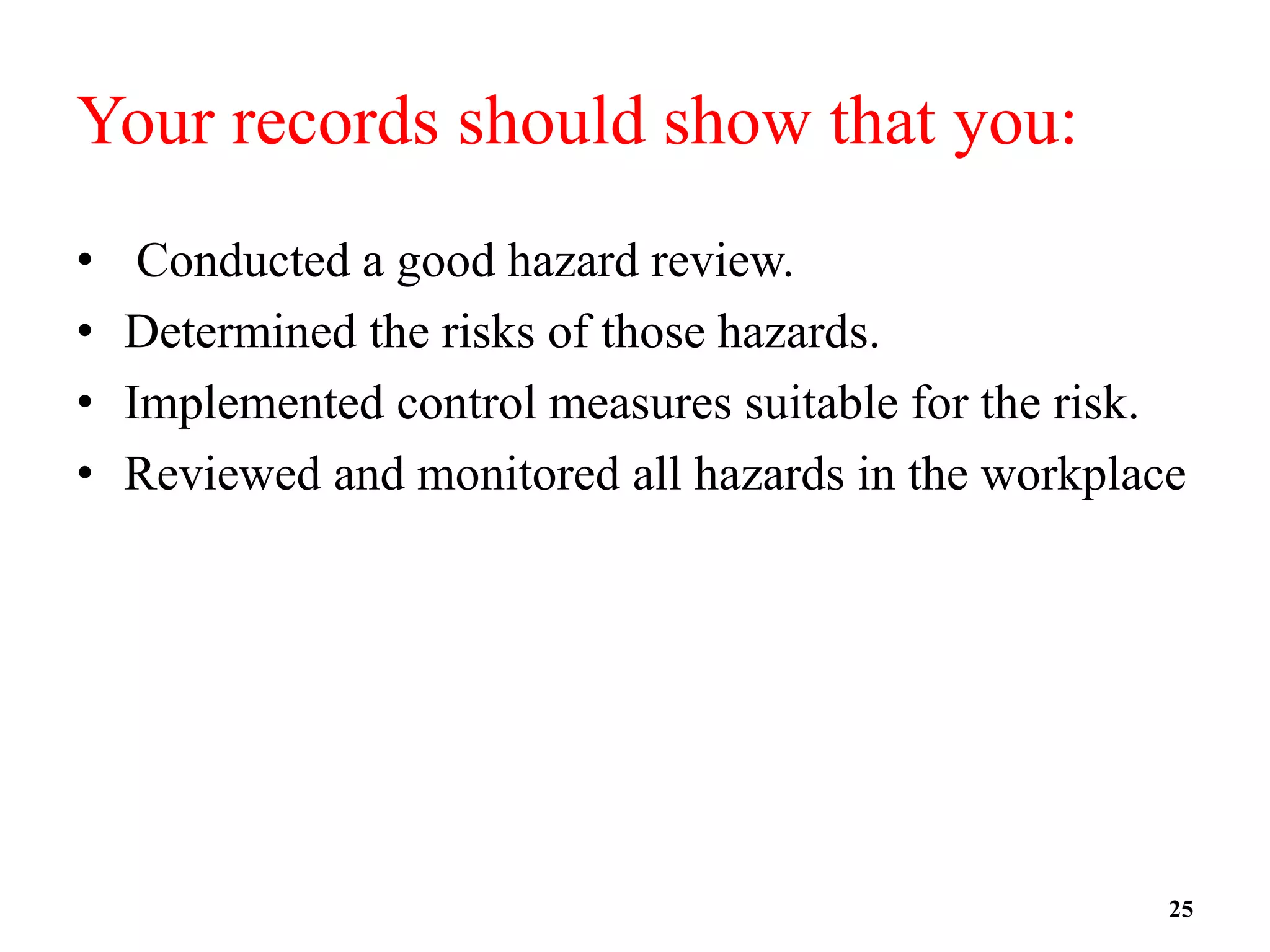 Critical hazard management system hasm presentation | PPTX