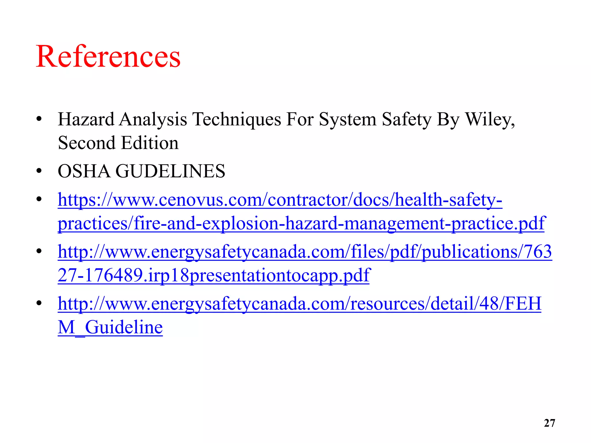 Critical hazard management system hasm presentation | PPTX