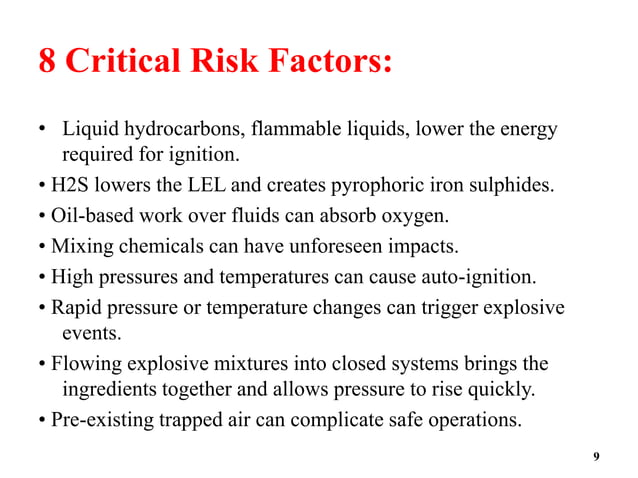 Critical hazard management system hasm presentation | PPTX | Chemistry ...