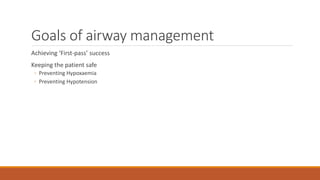 Critical illness airway management | PPTX