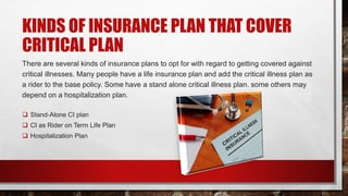 Critical illness insurance | PDF