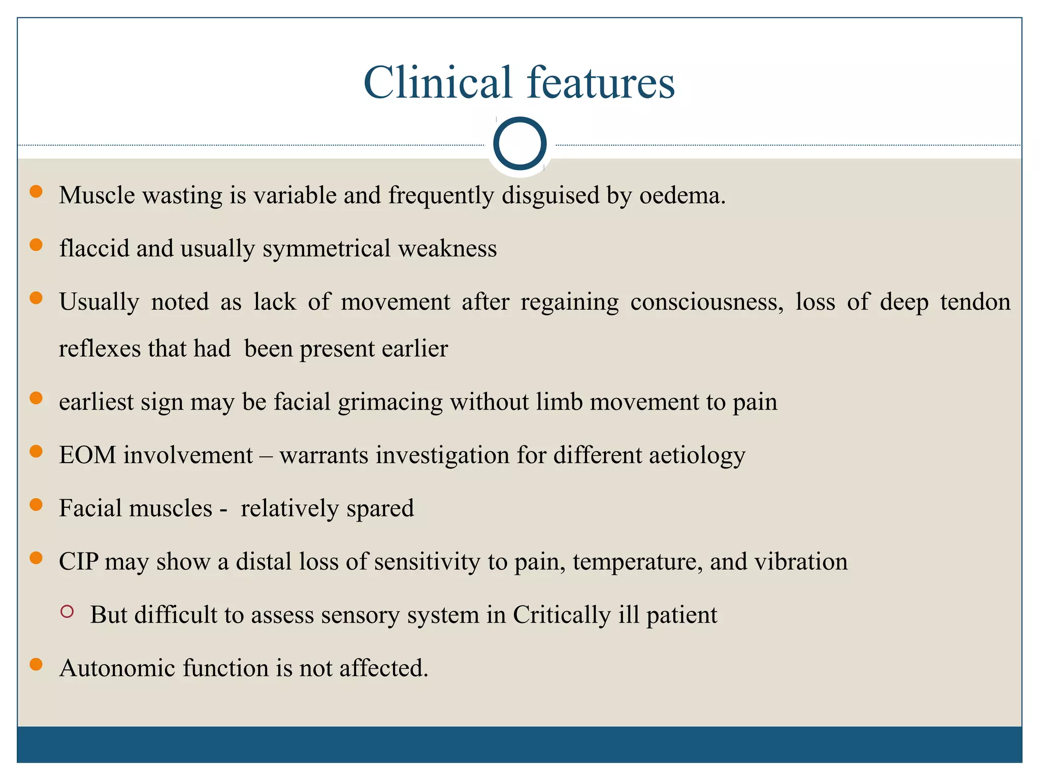 Critical illness polyneuropathy | PPT