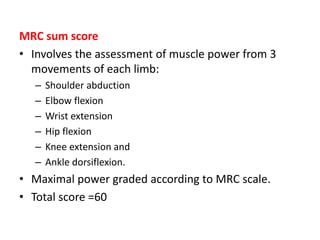 Critical illness Polyneuropathy & Myopathy | PPTX