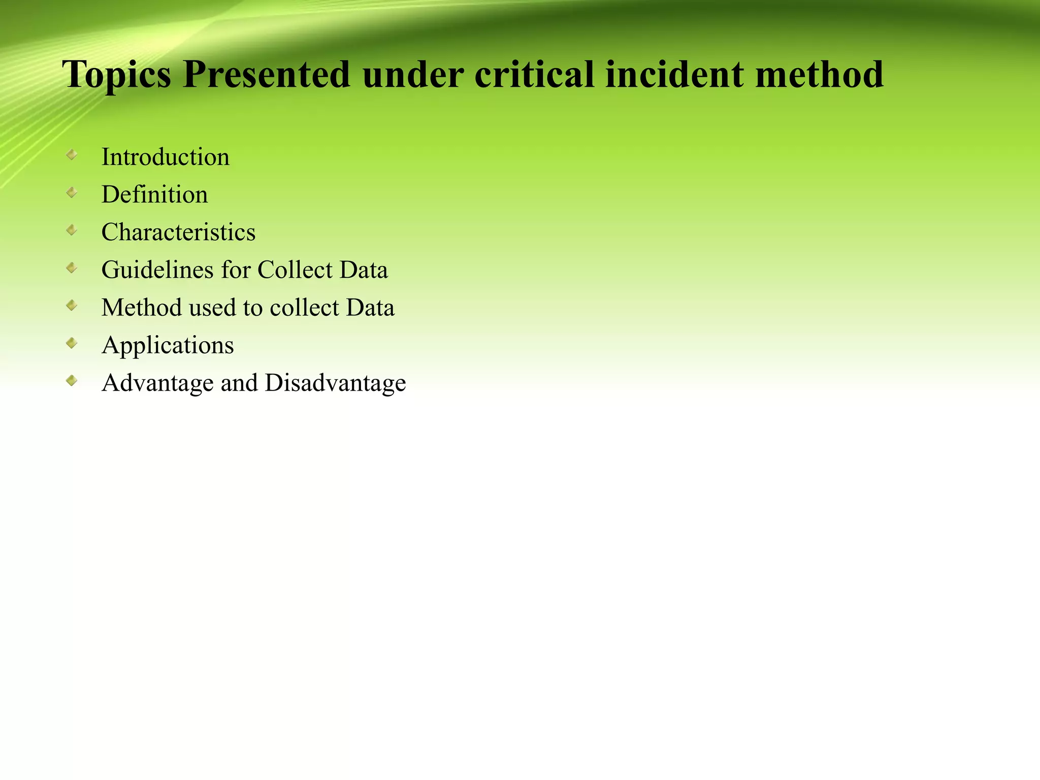 Critical incident method_hrm_appraisal | PPT