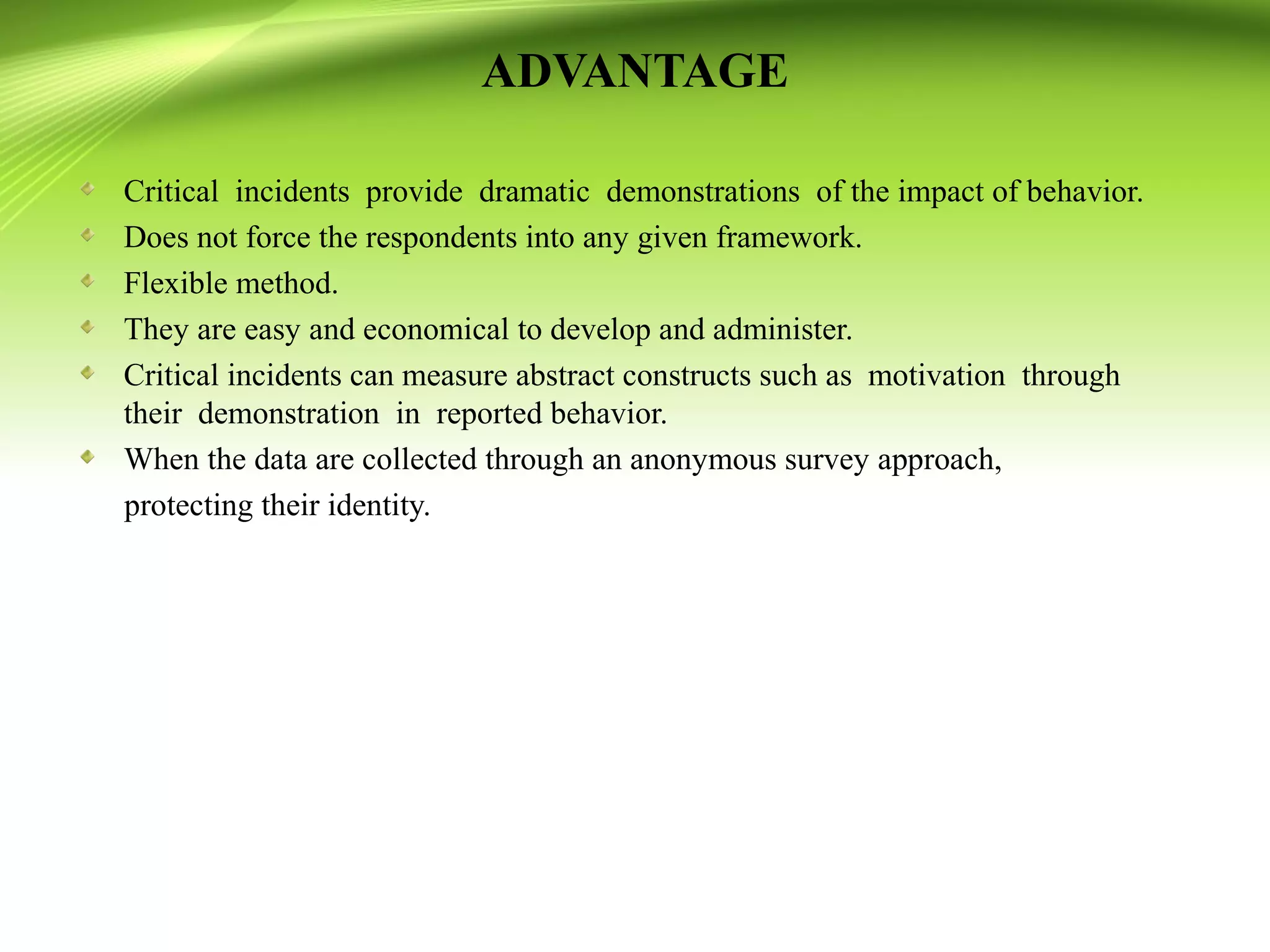 Critical incident method_hrm_appraisal | PPT