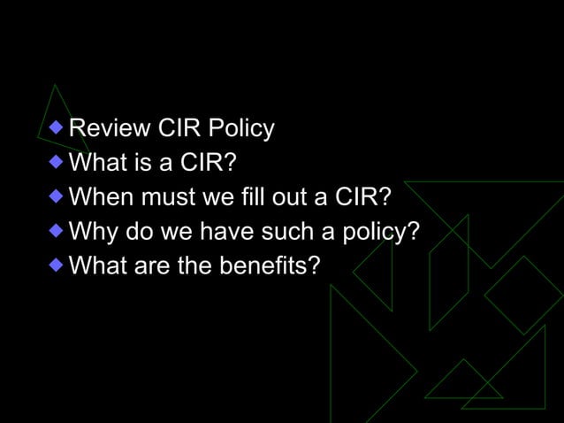 Critical Incident Reporting | PPT