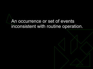 Critical Incident Reporting | PPT