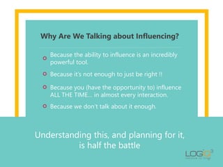 Critical influencing Skills by Ray DiDonna, CEO, LOGiQ3 | PPTX