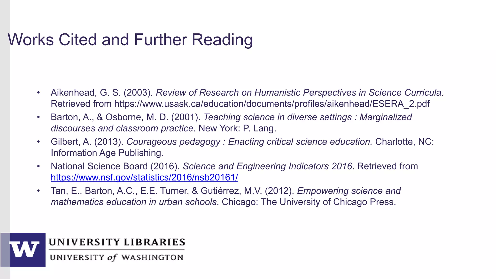 Critical information literacy in STEM degrees | PPTX