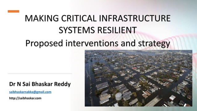 Critical Infrastructure Systems Resilient Interventions and Strategy ...